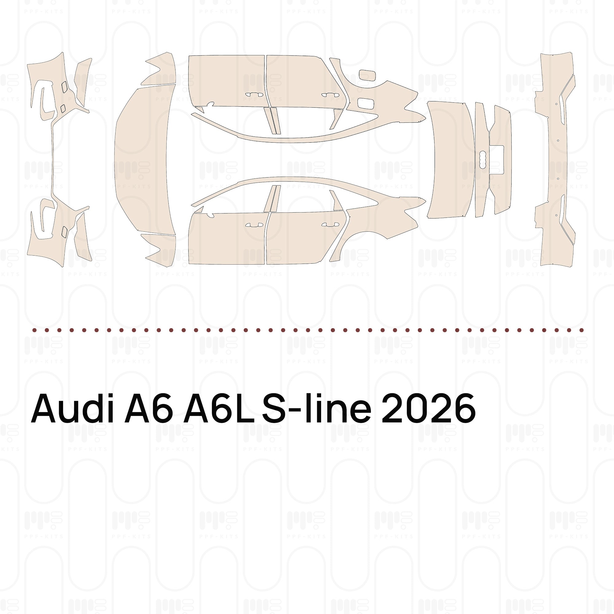 Pre-Cut PPF Audi A6 A6L S-line 2026 – PPF-Kits
